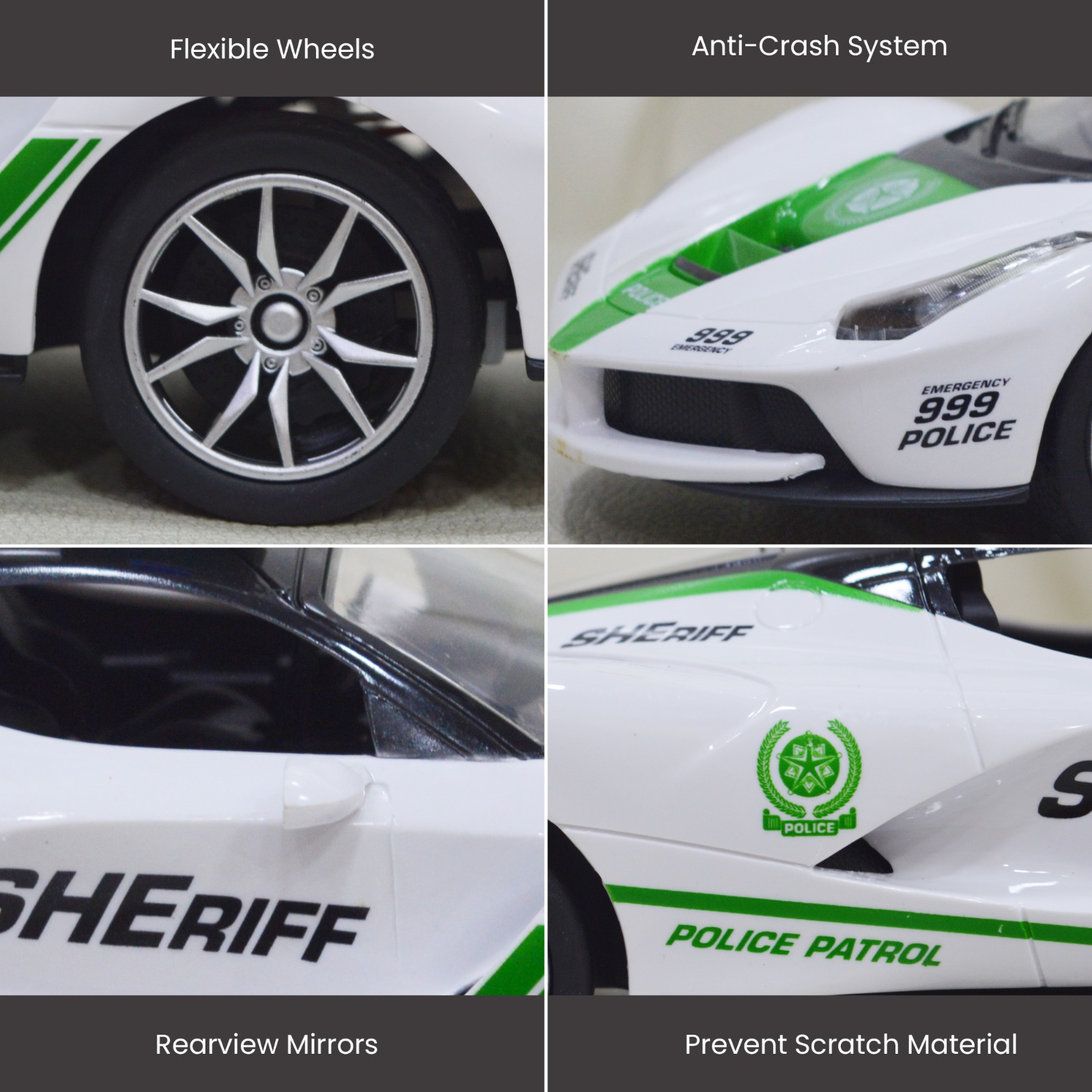 Police Toy Car Remote Control Police Toy Car Police Model Cars Mini ...